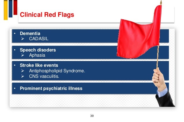 Diagnosis and red flags in Multiple sclerosis