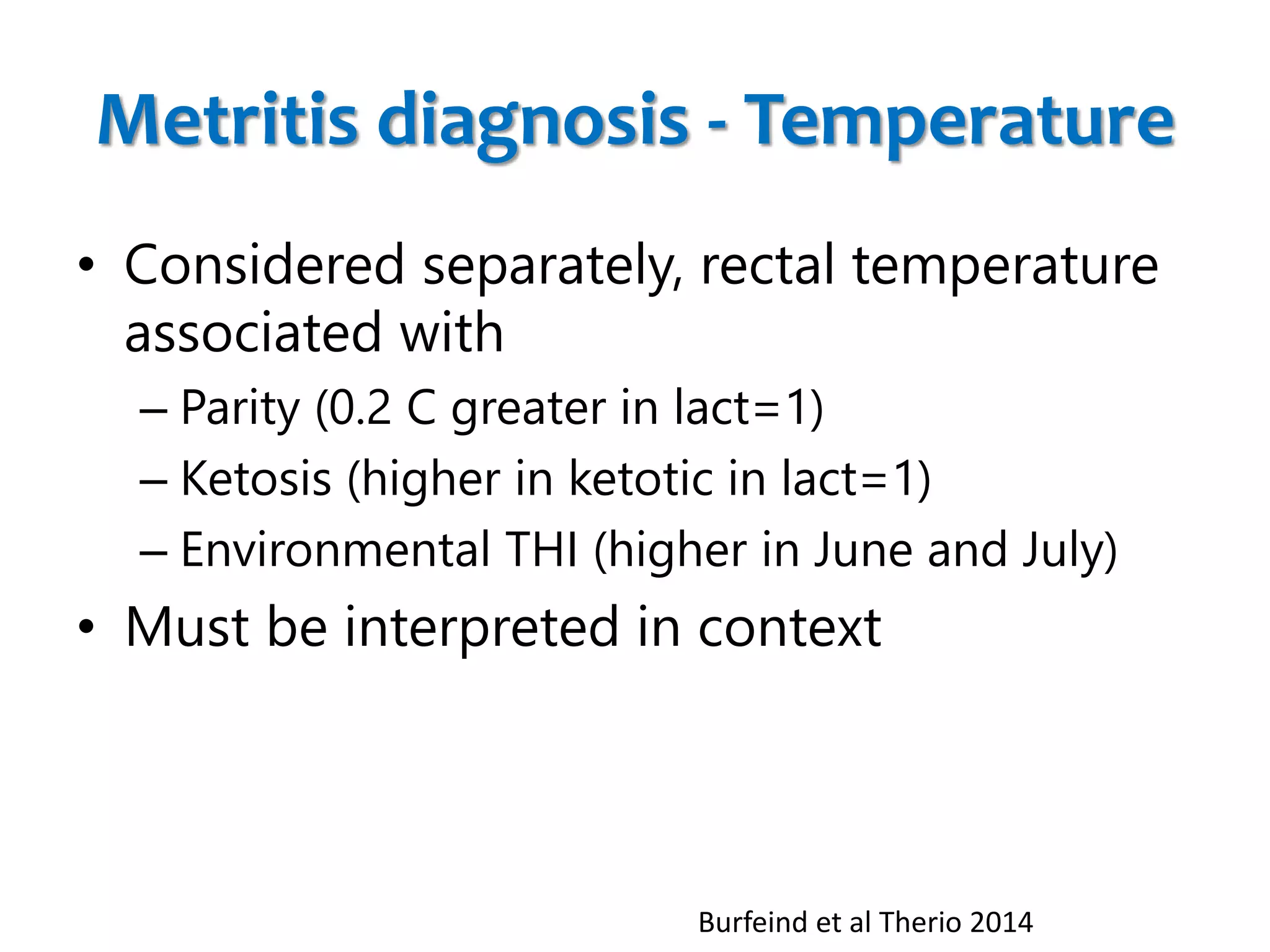 Diagnosis and Treatment of Metritis | PPTX
