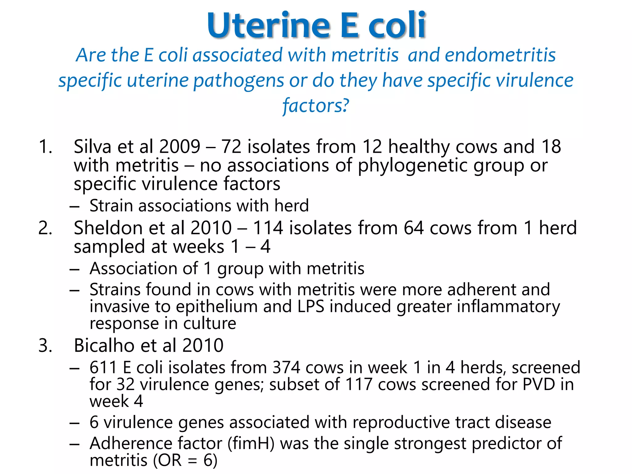 Diagnosis and Treatment of Metritis | PPTX