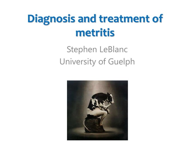 Diagnosis and Treatment of Metritis | PPTX | Digestive Disorders ...