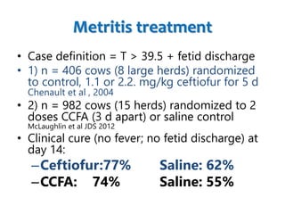 Diagnosis and Treatment of Metritis | PPTX