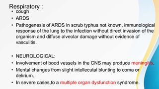 DIAGNOSIS AND TREATMENT OF SCRUB THYPUS | PPTX