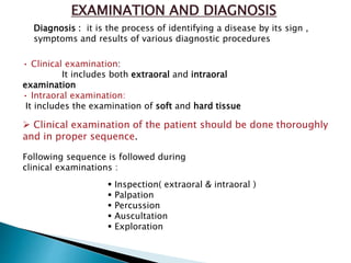Diagnosis and treatment planing of conservative | PPTX