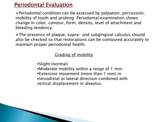 Diagnosis and treatment planing of conservative | PPTX | Dental Health ...