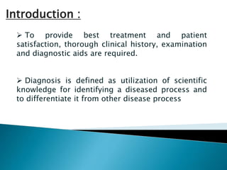 Diagnosis and treatment planing of conservative | PPTX