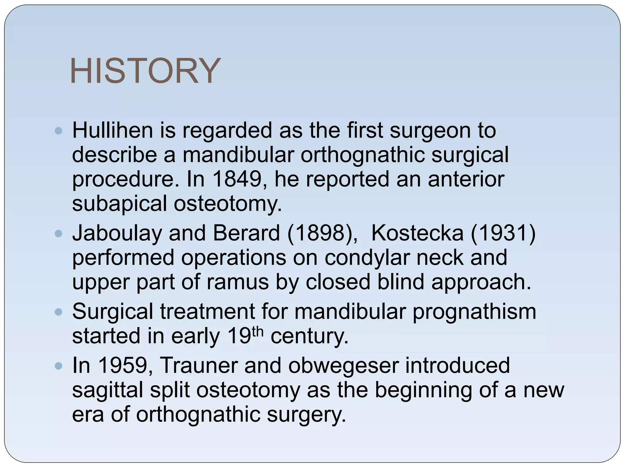 Diagnosis and treatment planning in Orthognathic Surgery | PPTX
