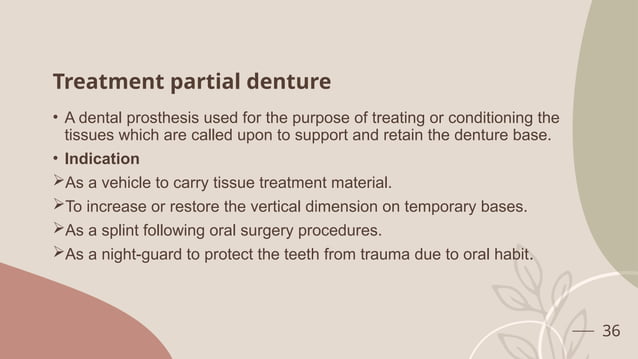 DIAGNOSIS AND TREATMENT PLANNING – REMOVABLE PARTIAL DENTURE.pptx