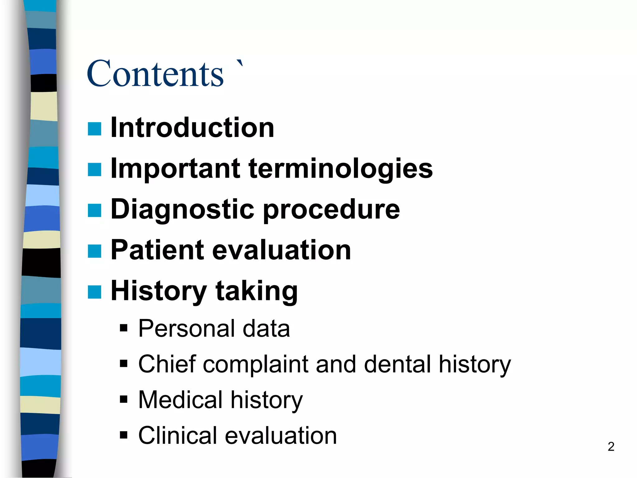 Diagnosis and treatment planning in complete denture patients | PPTX