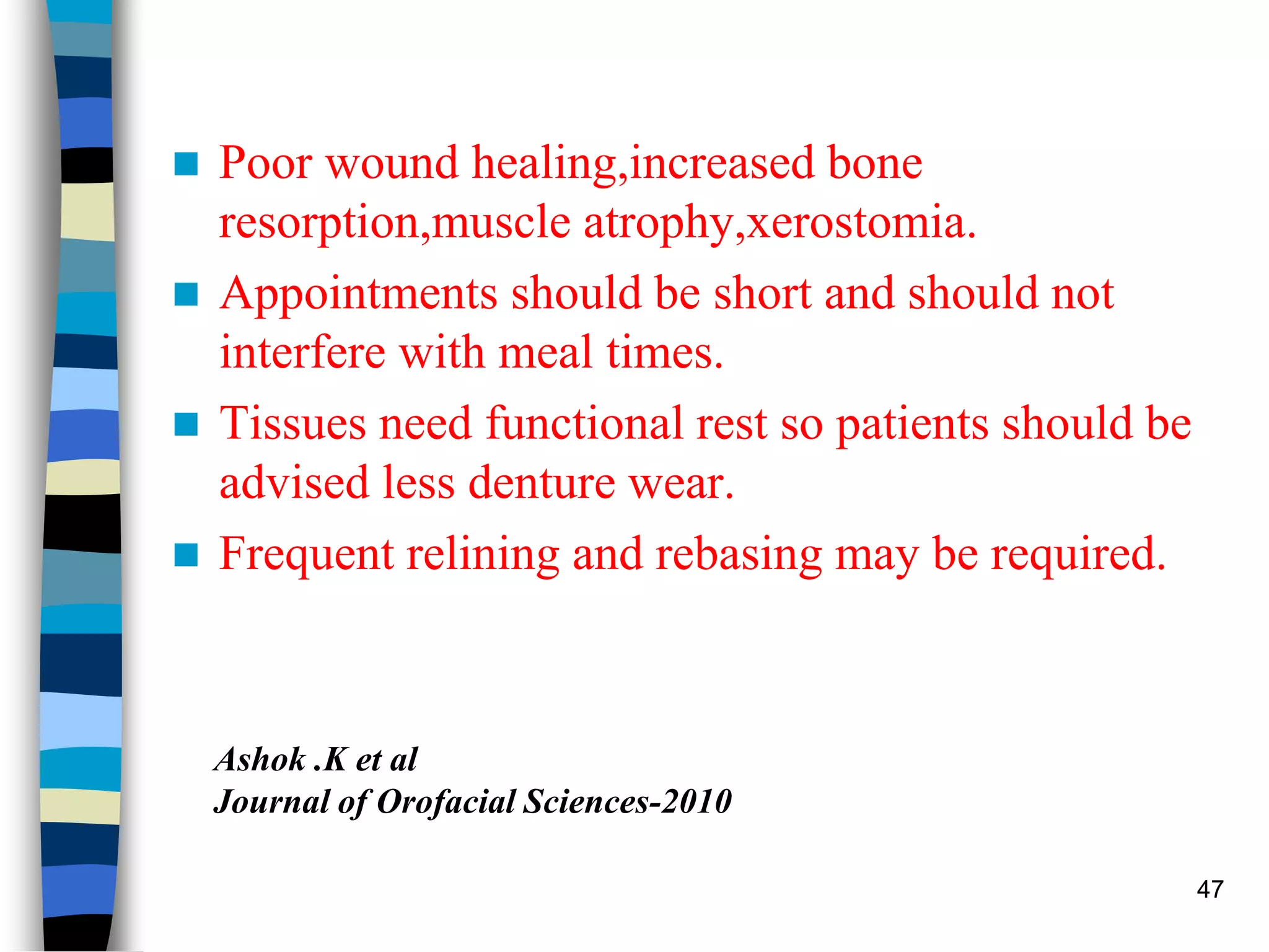Diagnosis and treatment planning in complete denture patients | PPTX
