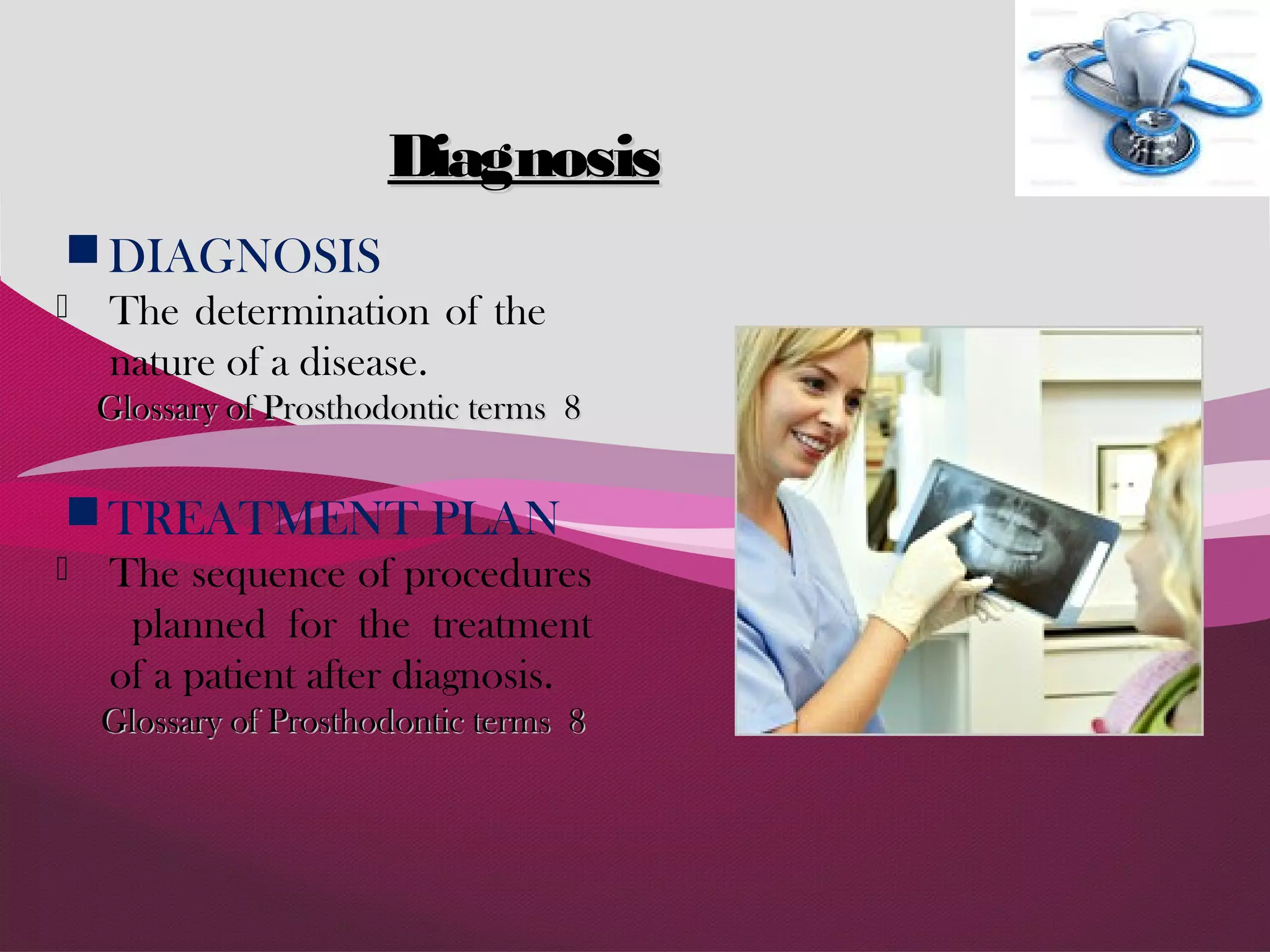 Diagnosis and tretment planning in fpd | PPT