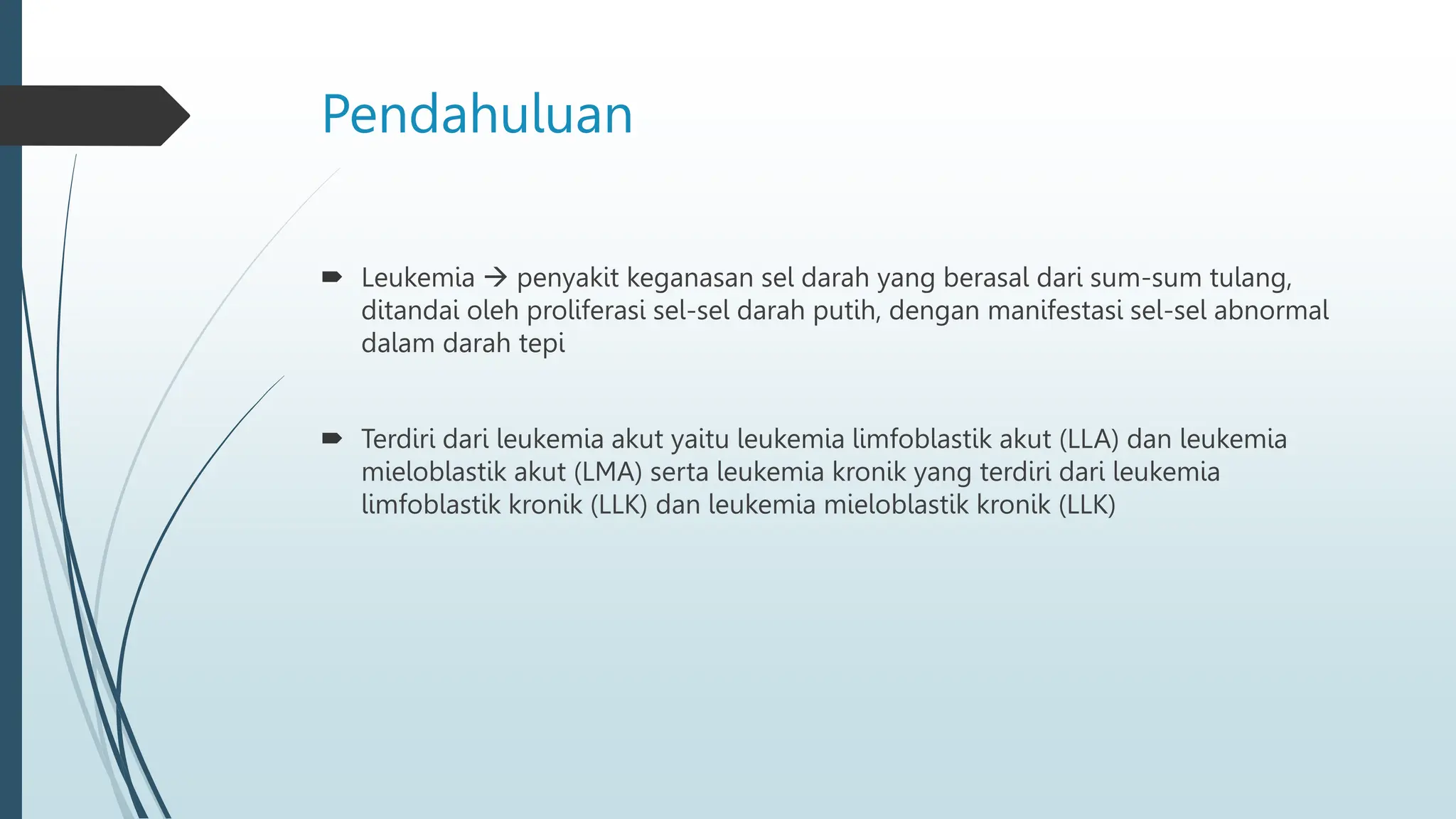 Diagnosis dan Penatalaksanaan Leukemia Akut dan Kronik pada.pptx