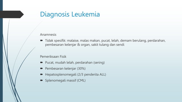 Diagnosis dan Penatalaksanaan Leukemia Akut dan Kronik pada.pptx