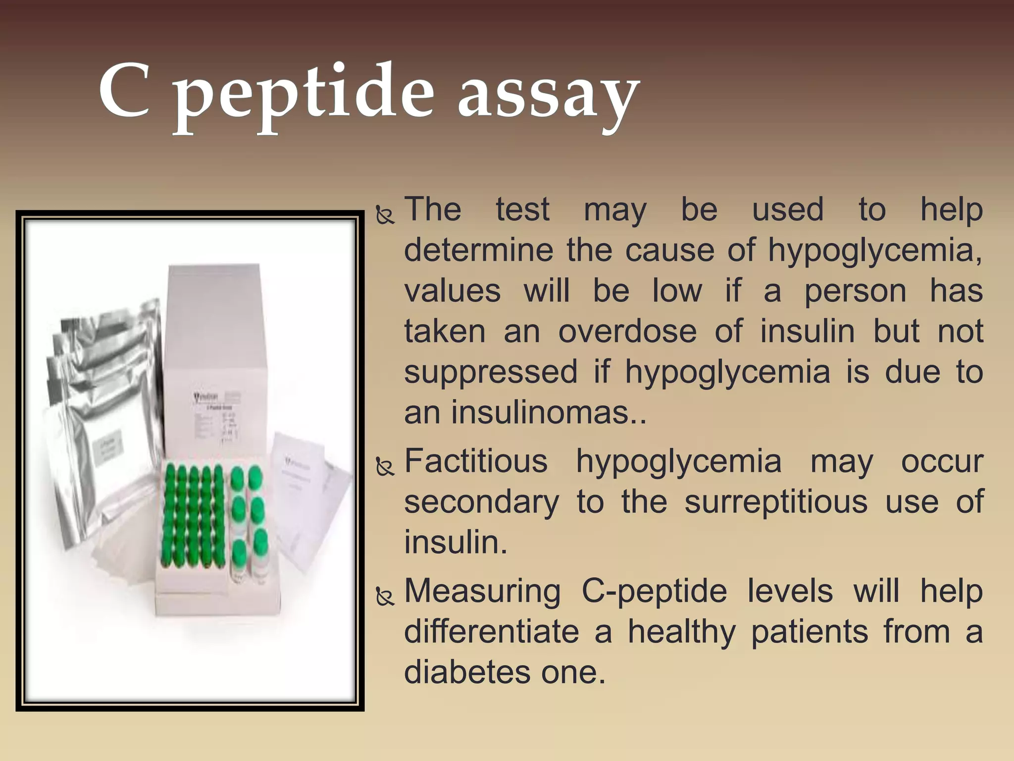 Diagnostic Tests of Diabetes | PPT