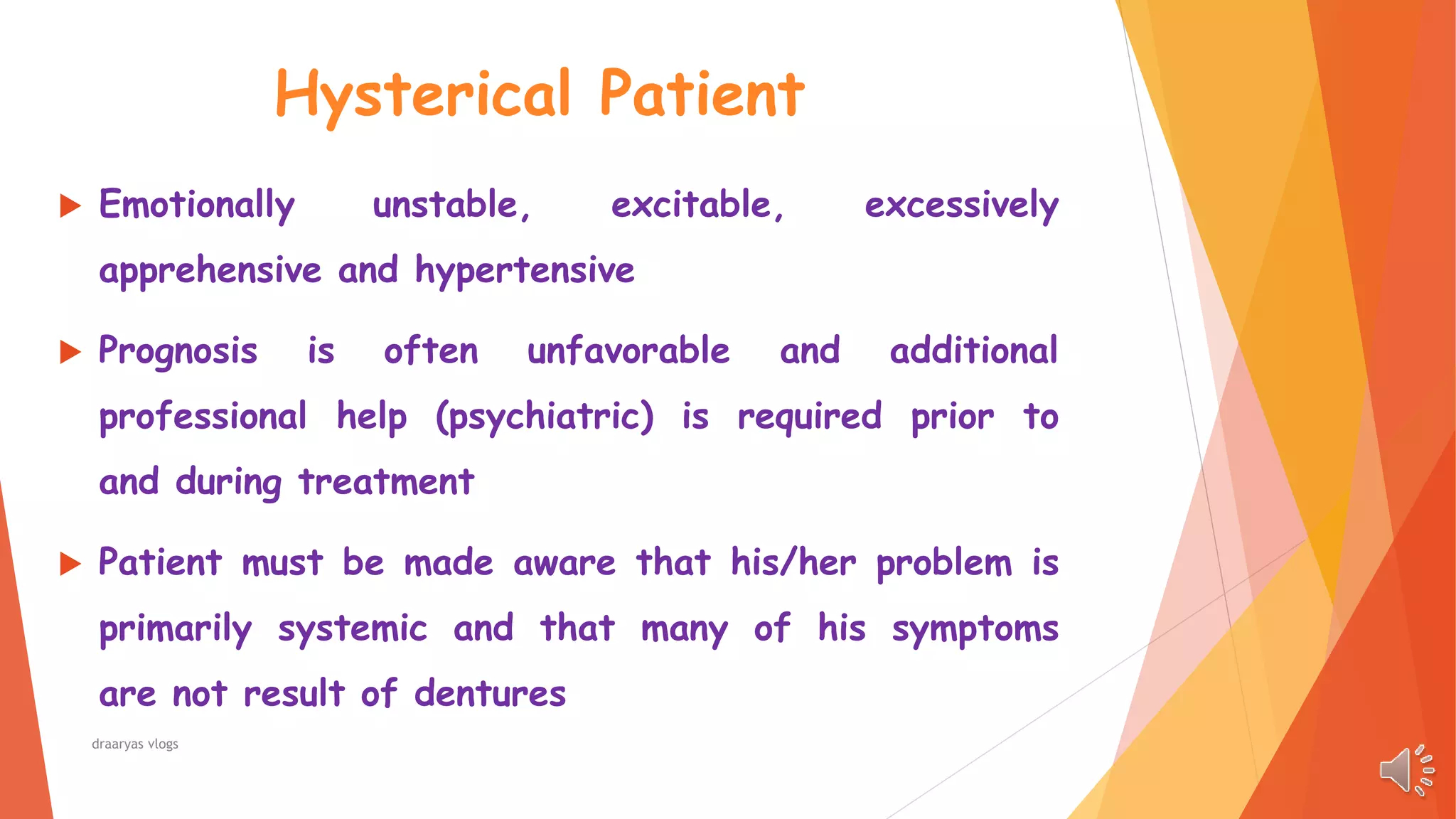 Diagnosis and treatment planning in completely edentulous patients | PPTX