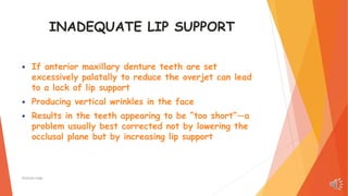Diagnosis and treatment planning in completely edentulous patients | PPTX