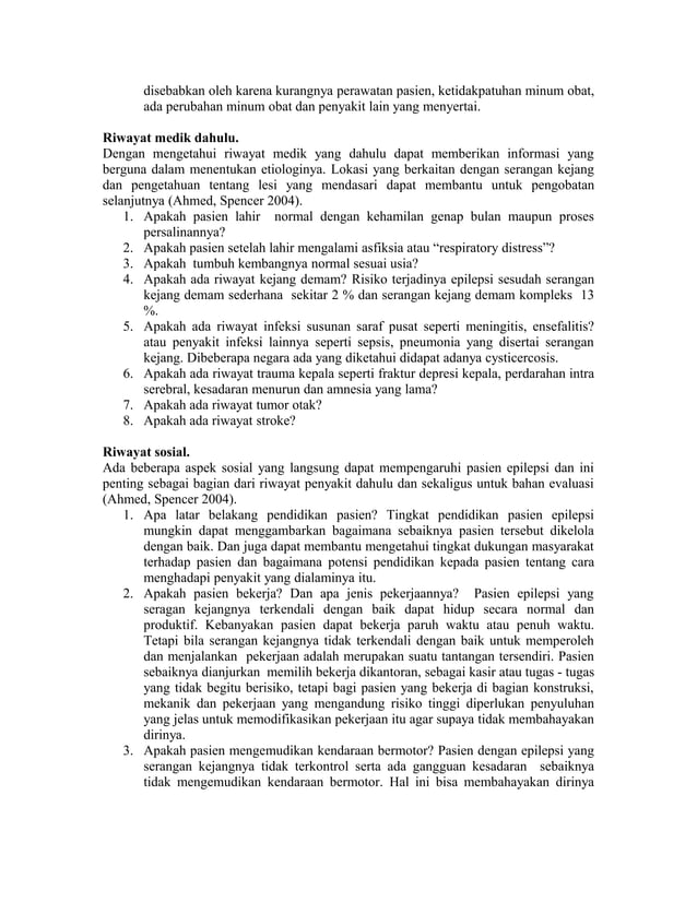 Diagnosis epilepsi lengkap | PDF