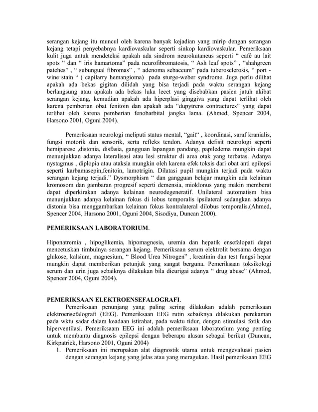 Diagnosis epilepsi lengkap | PDF