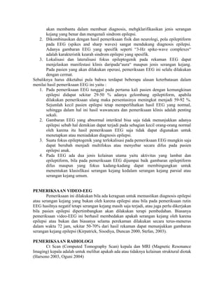 Diagnosis epilepsi lengkap | PDF