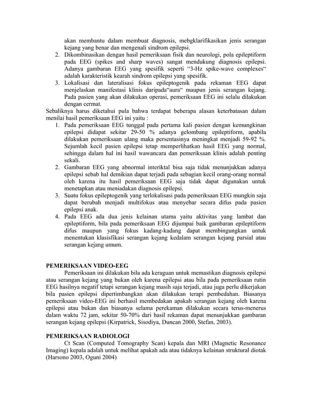 Diagnosis epilepsi lengkap | PDF