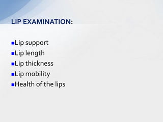 Diagnosis in complete denture | PPTX