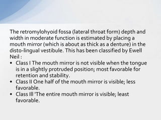 Diagnosis in complete denture | PPTX