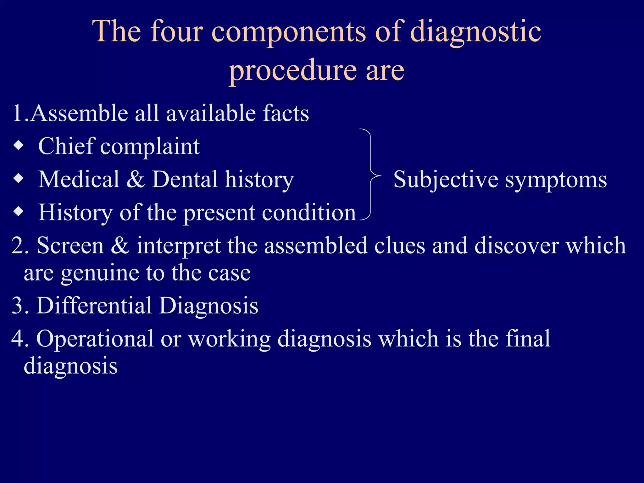 DIAGNOSIS IN ENDODONTICS | PPT