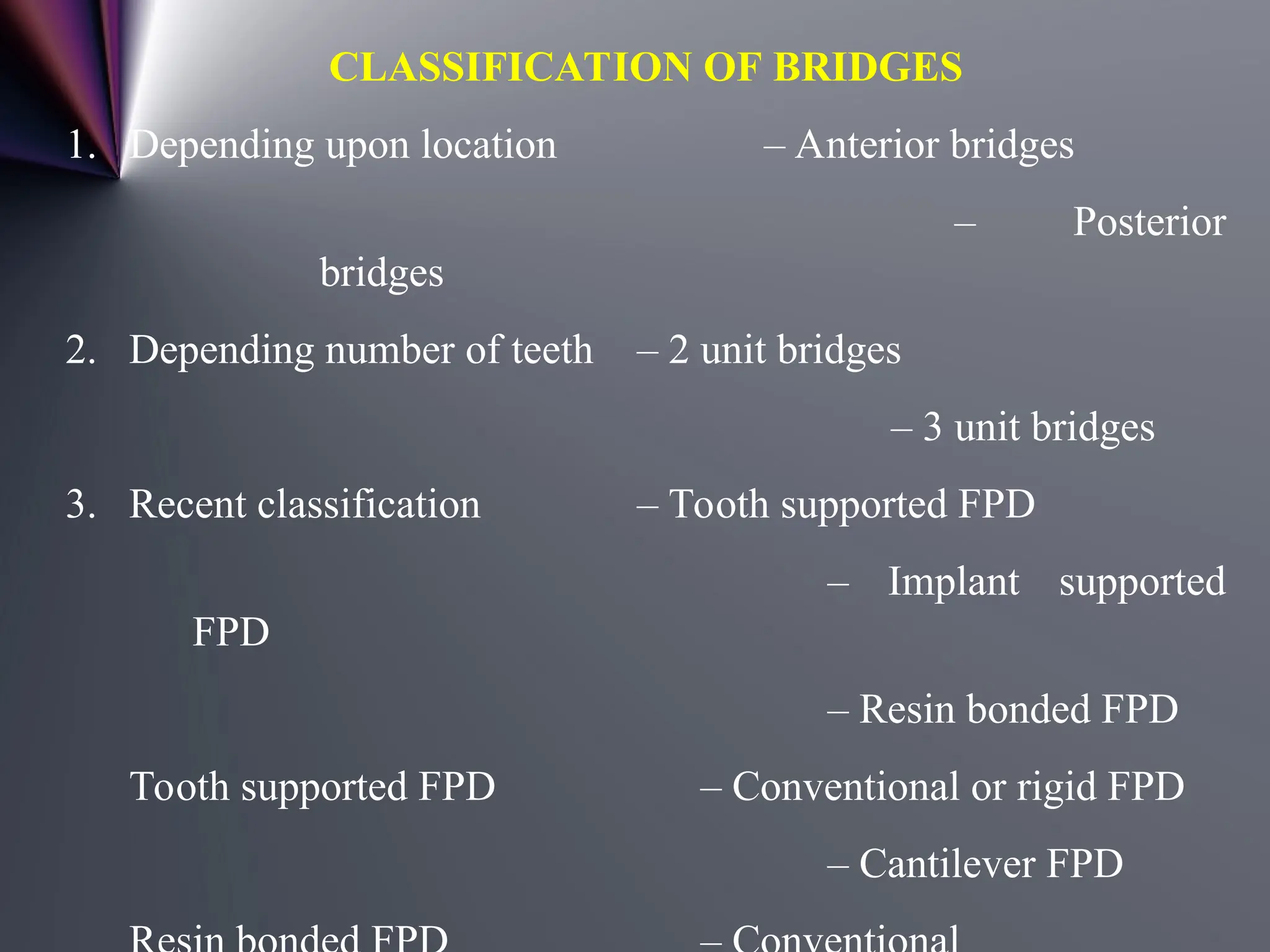 Diagnosis and treatment planning in FPD Final.ppt