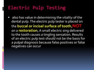 Diagnosis in operative dentistry | PPT