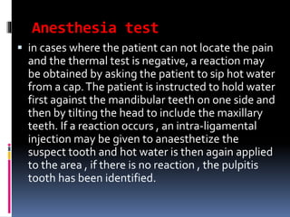 Diagnosis in operative dentistry | PPT