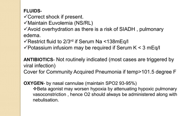 Diagnosis & management of status asthmaticus | PPTX