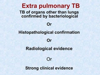Diagnosis & management of tb in RNTCP | PPT