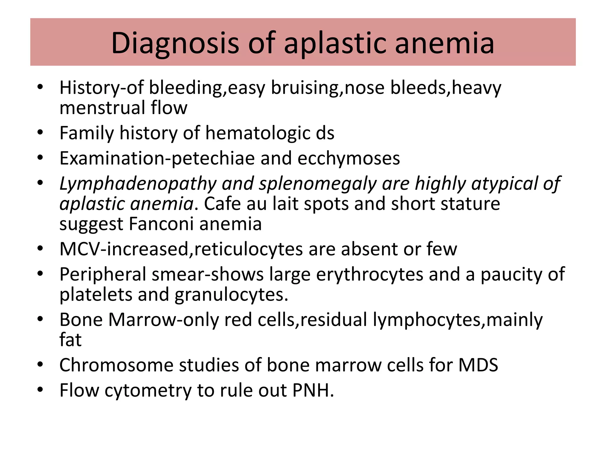 Diagnosis of Anemia | PPTX
