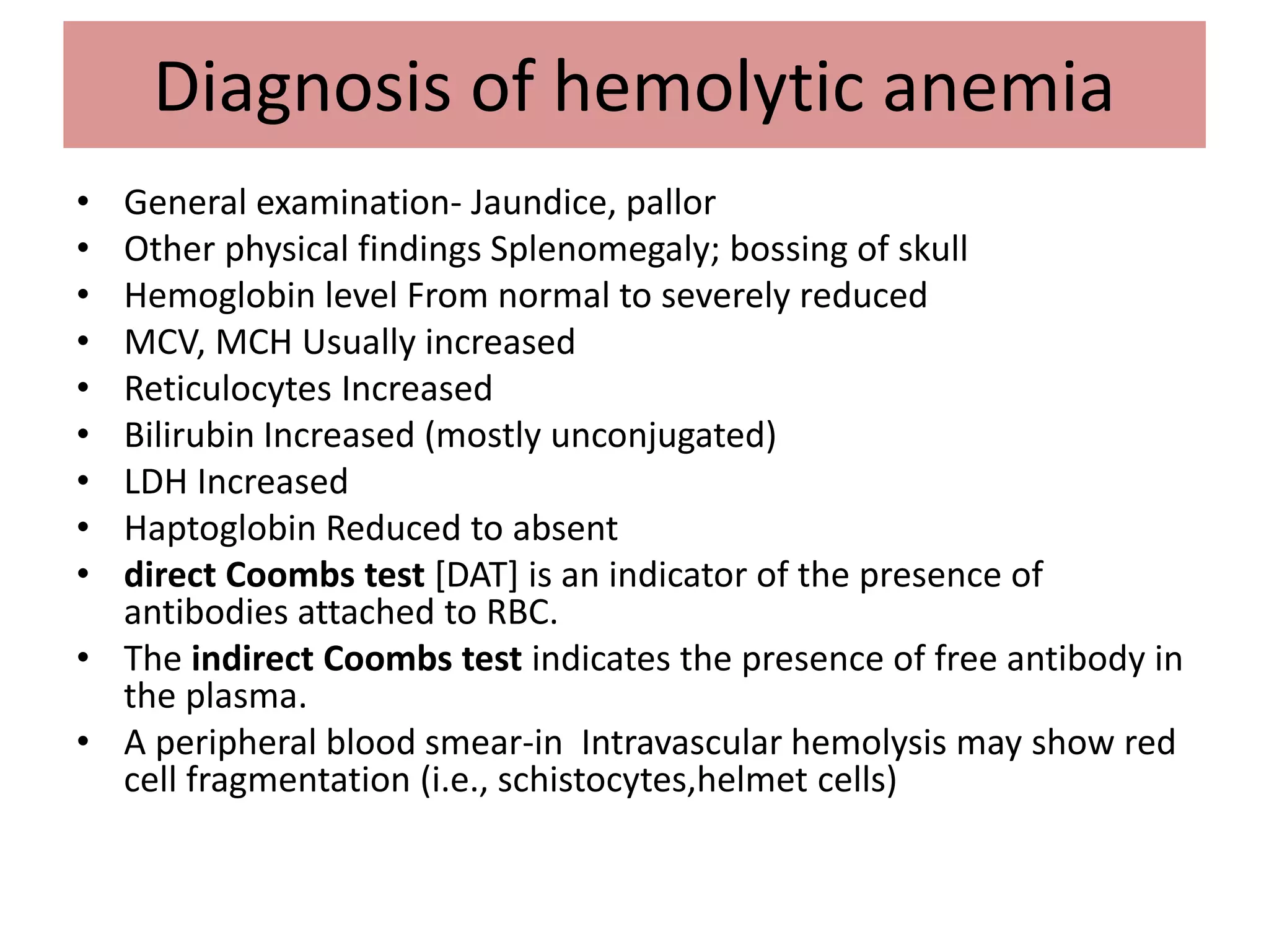 Diagnosis of Anemia | PPTX