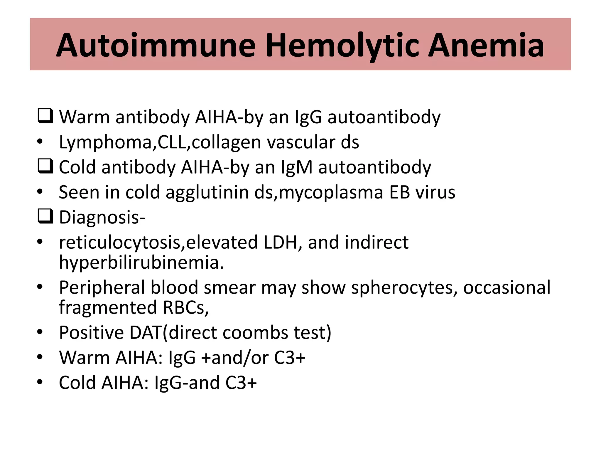Diagnosis of Anemia | PPTX