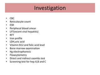 Diagnosis of Anemia | PPTX