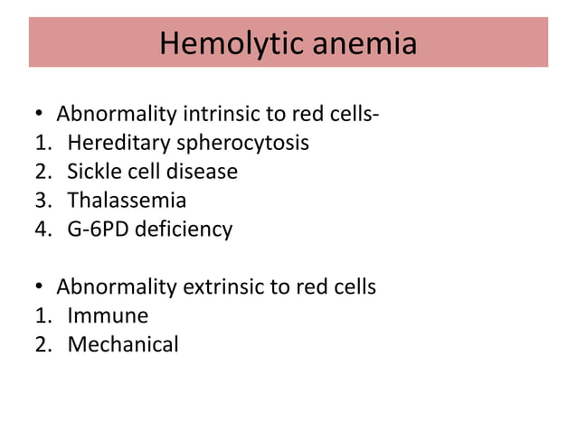 Diagnosis of Anemia | PPTX