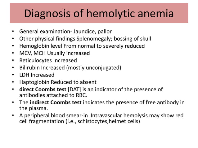Diagnosis of Anemia | PPTX