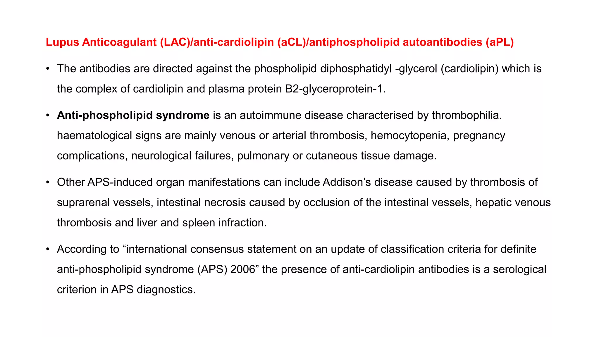 Diagnosis of autoimmune diseases | PPTX