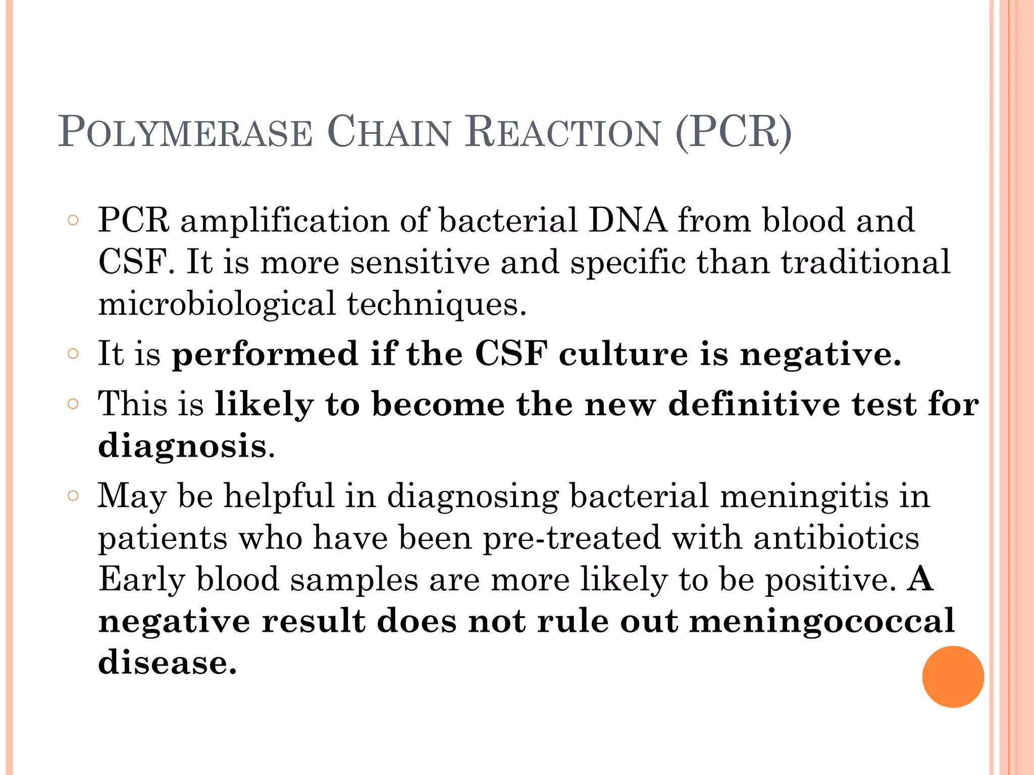Diagnosis of bacterial meningitis | PDF