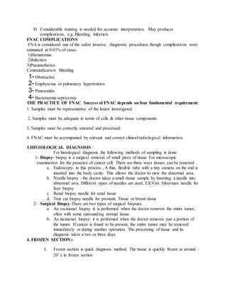 Diagnosis of cancer | DOCX