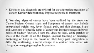 Diagnosis of cancer | PDF