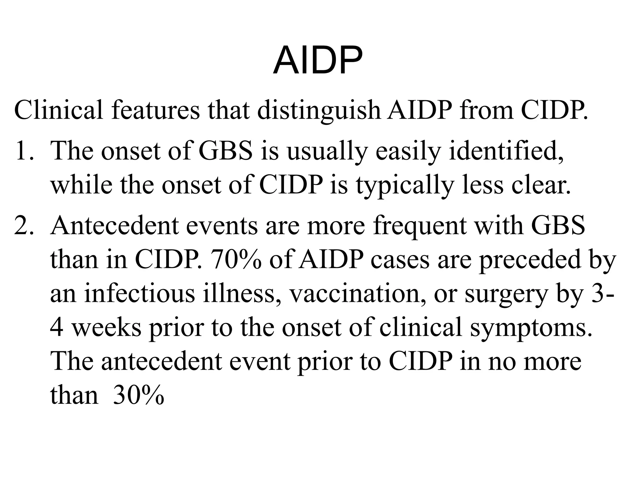 Diagnosis of CIDP | PPT