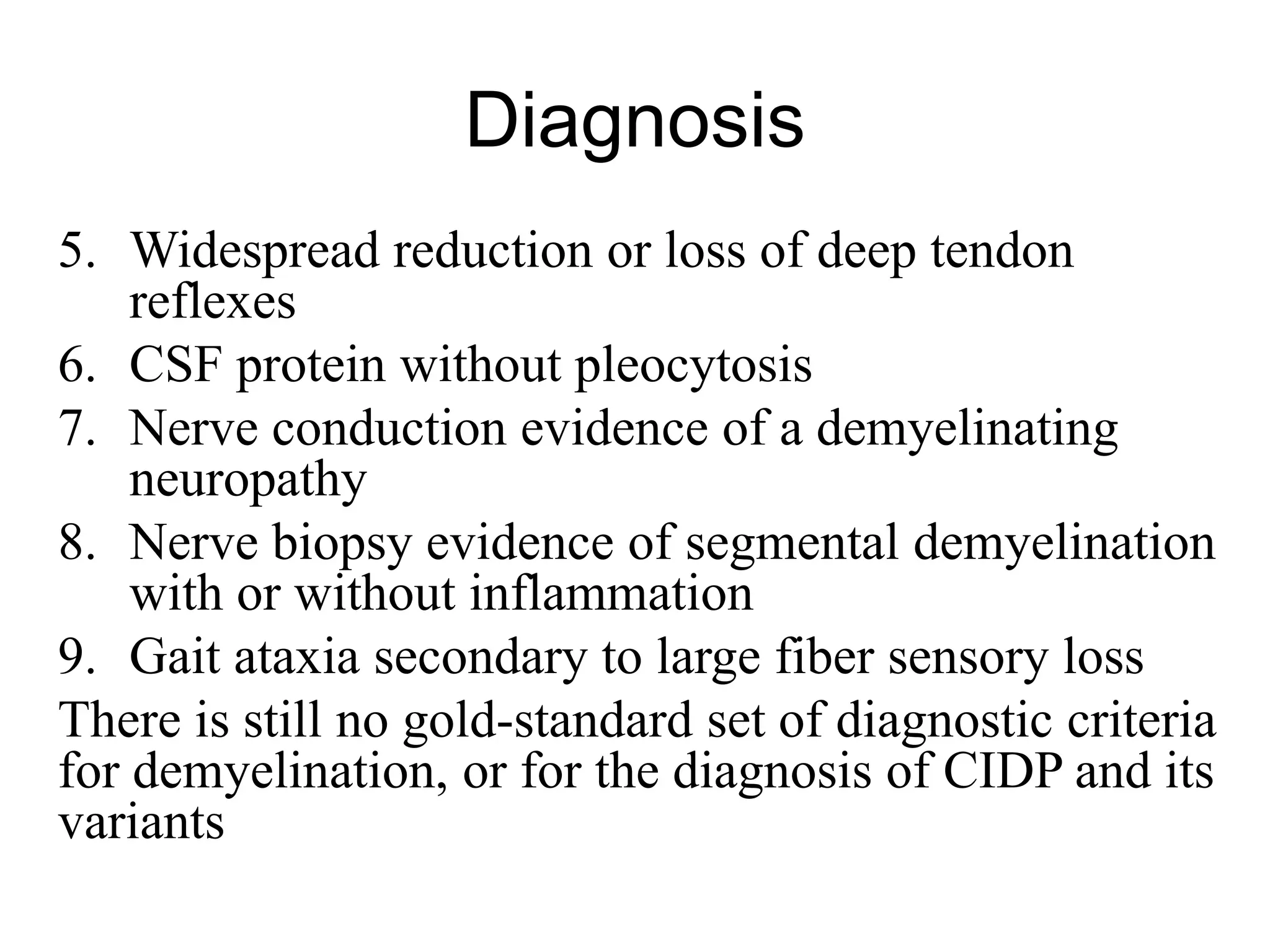 Diagnosis of CIDP | PPT