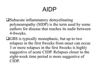 Diagnosis of CIDP | PPTX