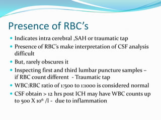 Diagnosis of cns infections | PPTX