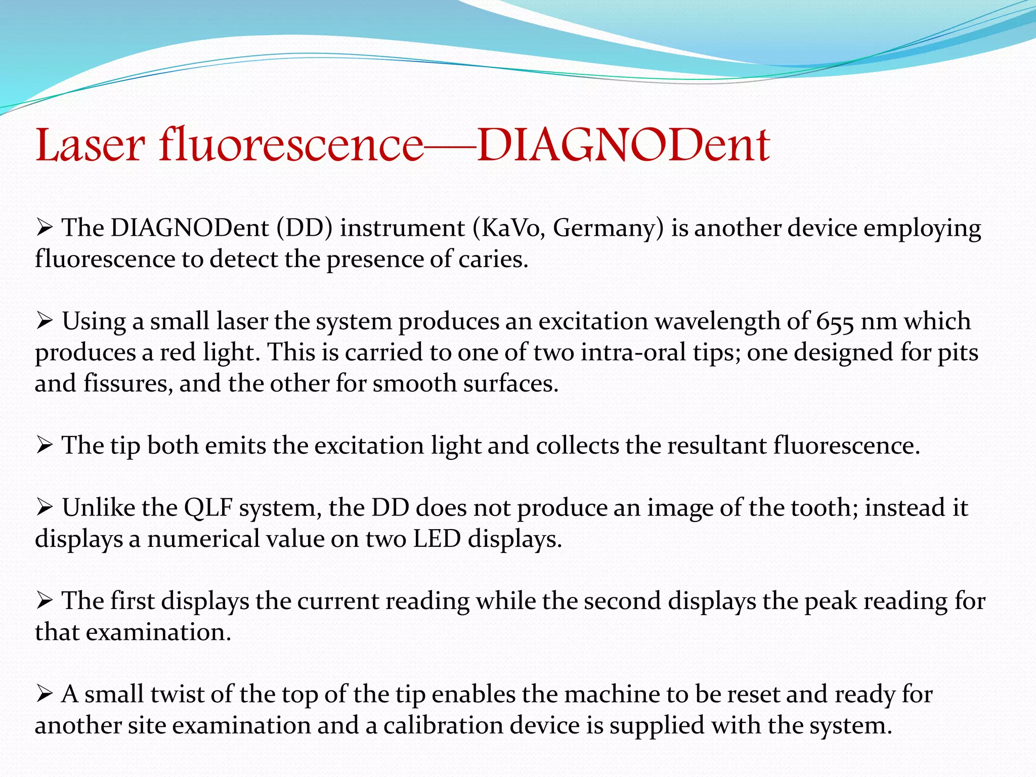 Diagnosis of dental caries | PPTX
