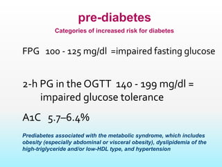 Diagnosis of diabetes mellitus | PPT