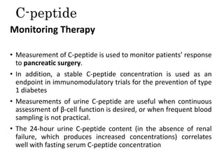 Diagnosis of Diabetes Mellitus | PPTX