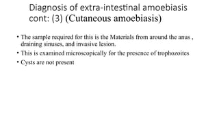 DIAGNOSIS OF EXTRA_INTESINAL AMOEBIASIS.pptx