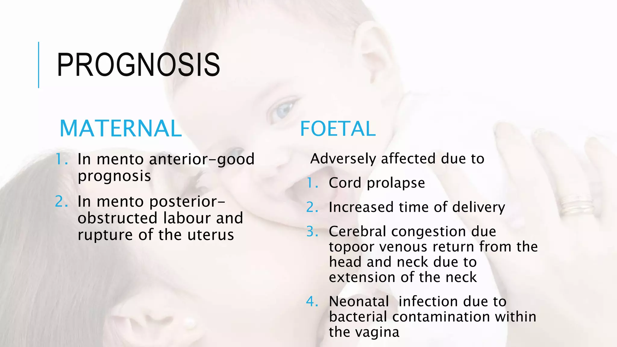 Diagnosis of face presentation | PPTX